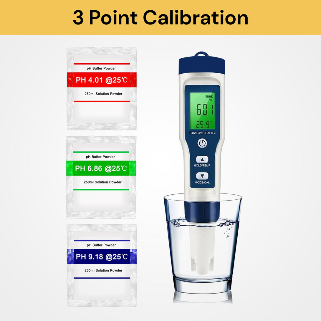 5 In 1 Water Quality Tester