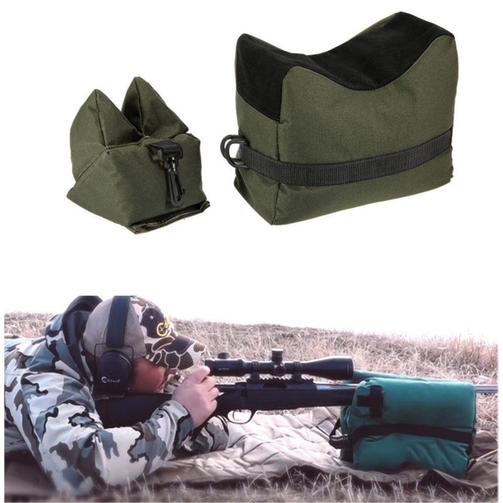 Target Hunting Shooting Range Sand Bag Set Rifle Gun Rest Stand Pack T