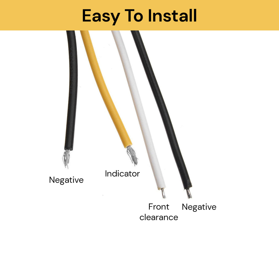 2PCs LED Bullbar Indicator Lights