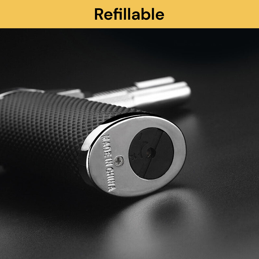 Refillable Butane Torch Lighter