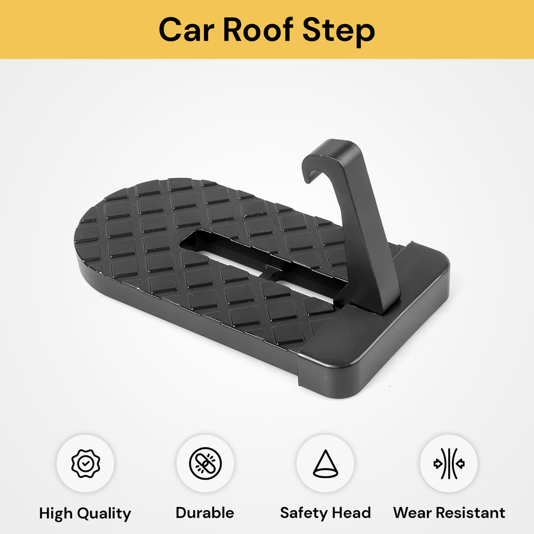 Foldable Car Roof Rack Step - Car Door