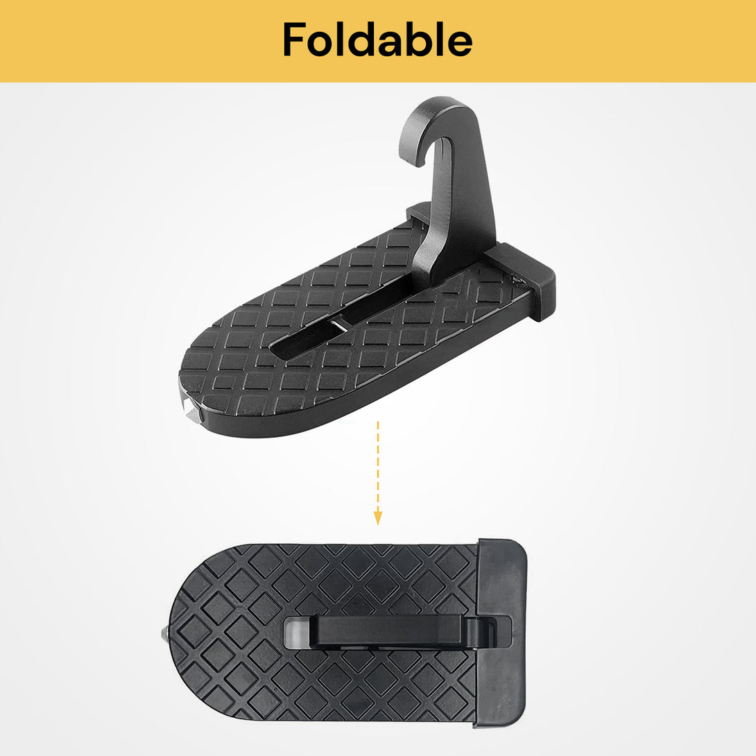 Foldable Car Roof Rack Step - Car Door