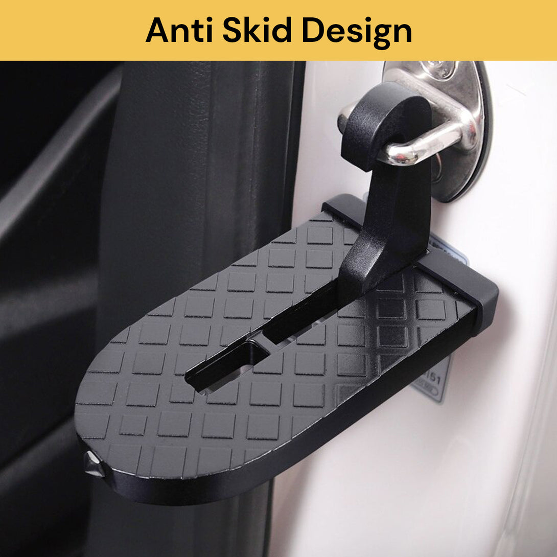 Foldable Car Roof Rack Step - Car Door