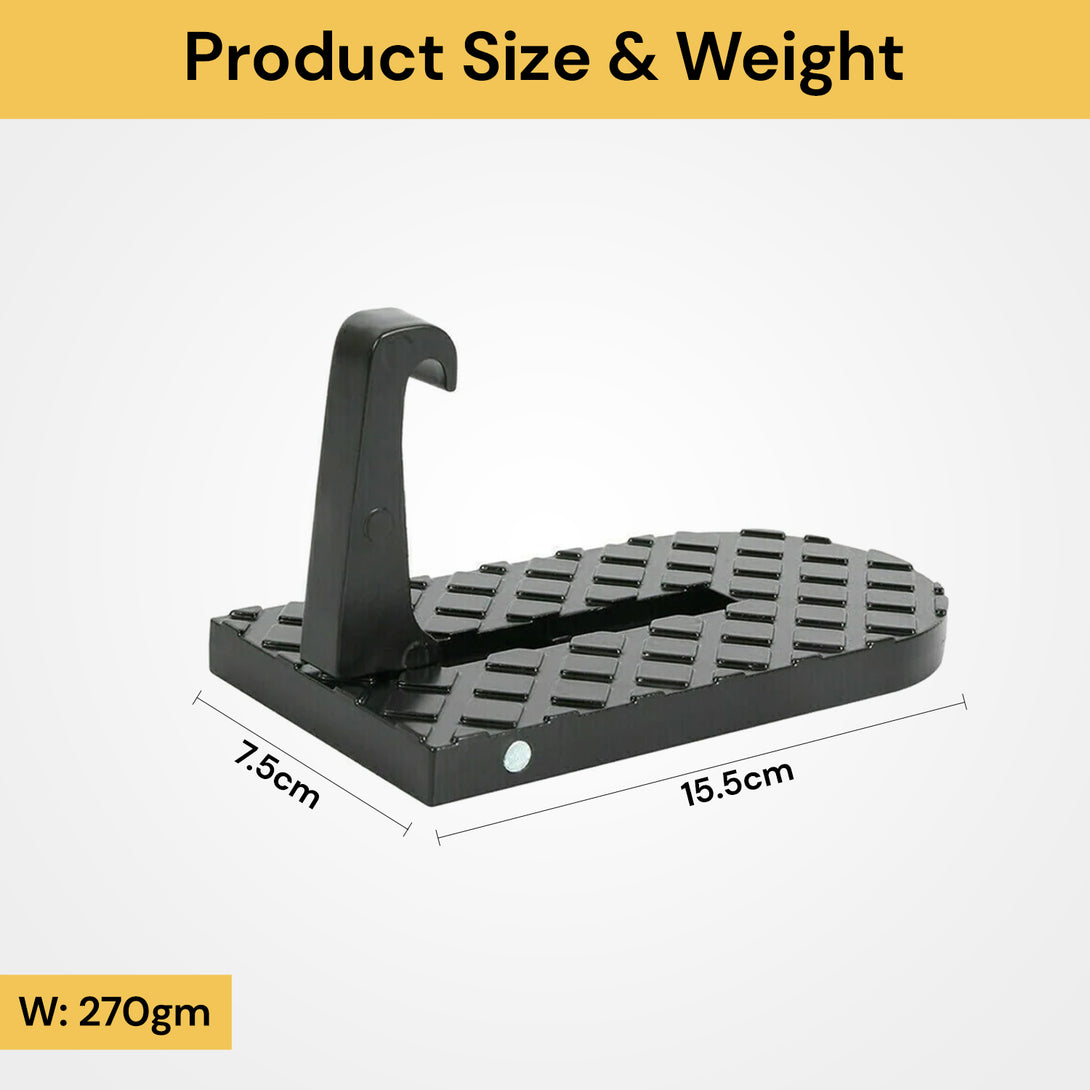 Foldable Car Roof Rack Step - Car Door