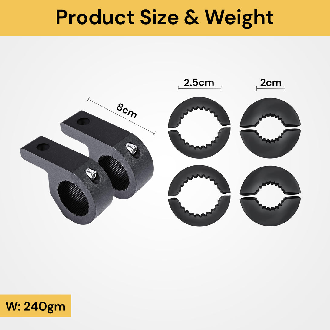 LED Light Bar Mounting Bracket Clamp Kit