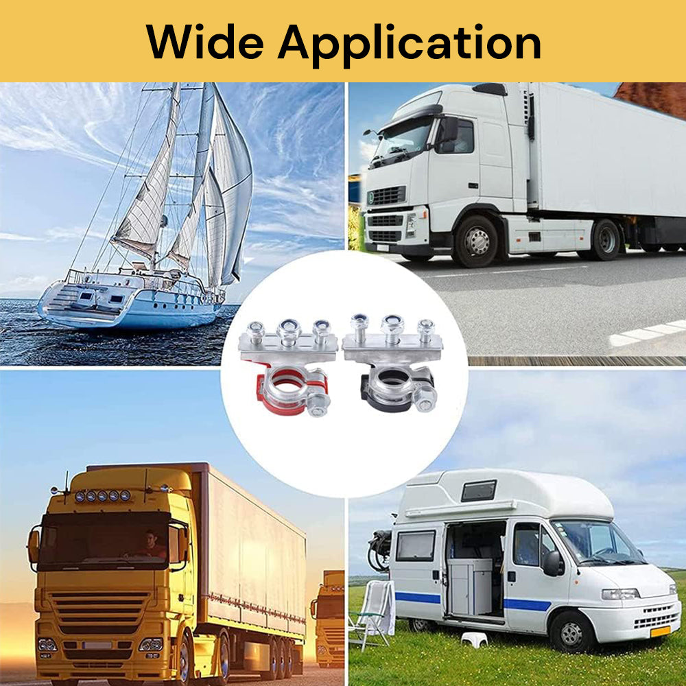 12V Battery Terminals Connectors - Caravan Kit