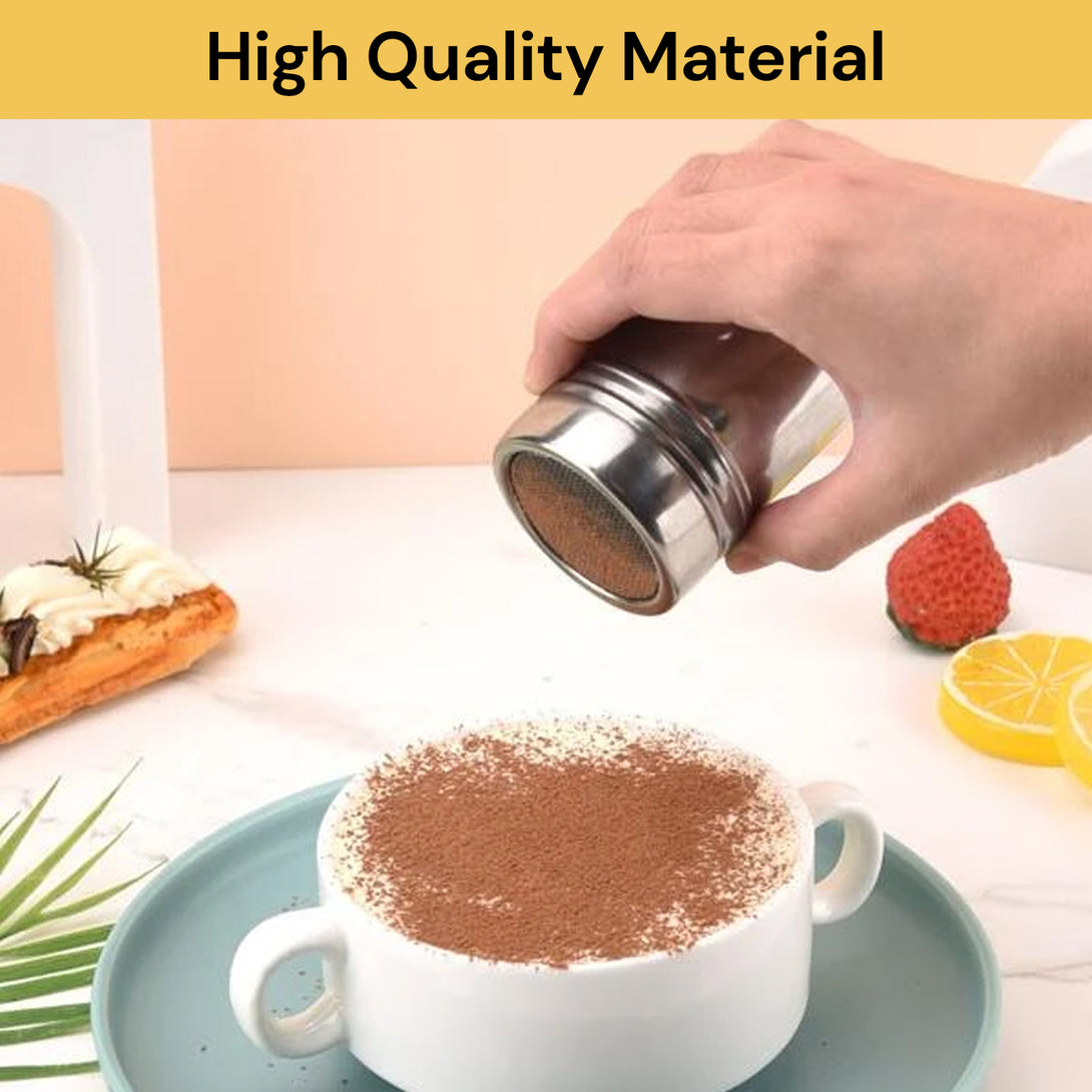 Cocoa Coffee Duster With 16pcs Decor Stencils – ezonedeal