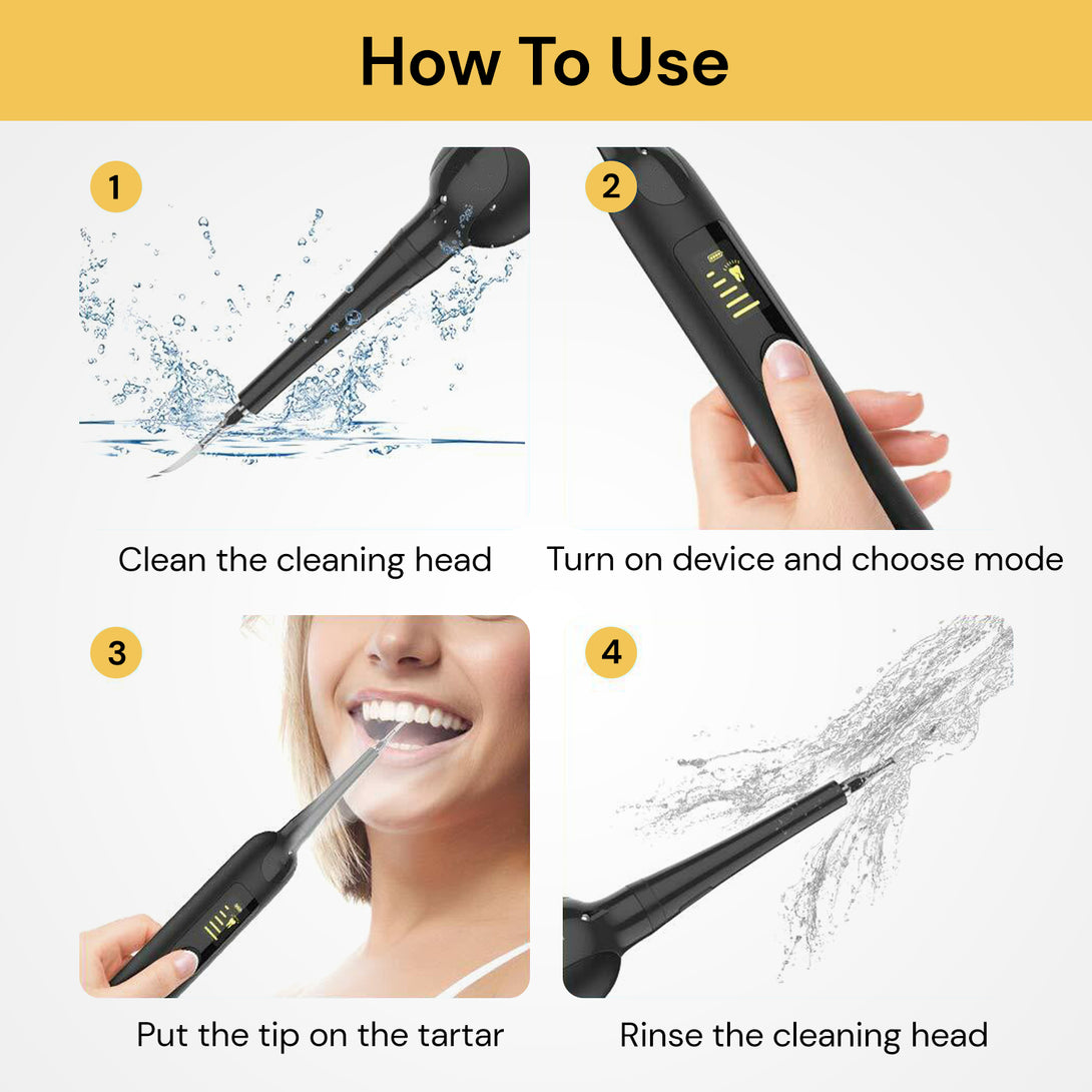 Electric Teeth Cleaner With LED Screen