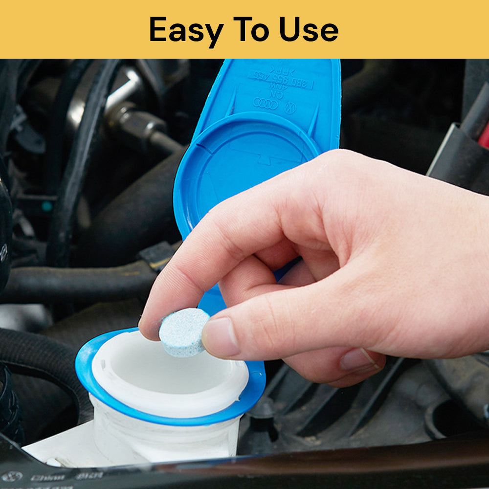 50pcs Windshield Glass Cleaner Tablets - Blue