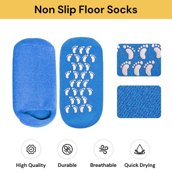 Pair Of Non-Slip Floor Socks