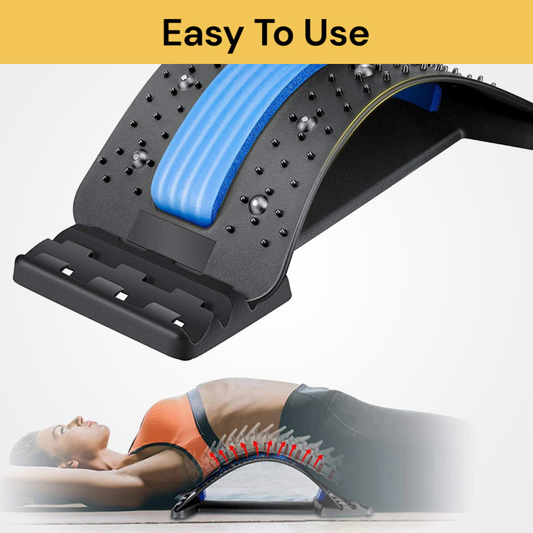 Neck and Upper Back Stretcher - Adjustable, Relief for Sore Muscles