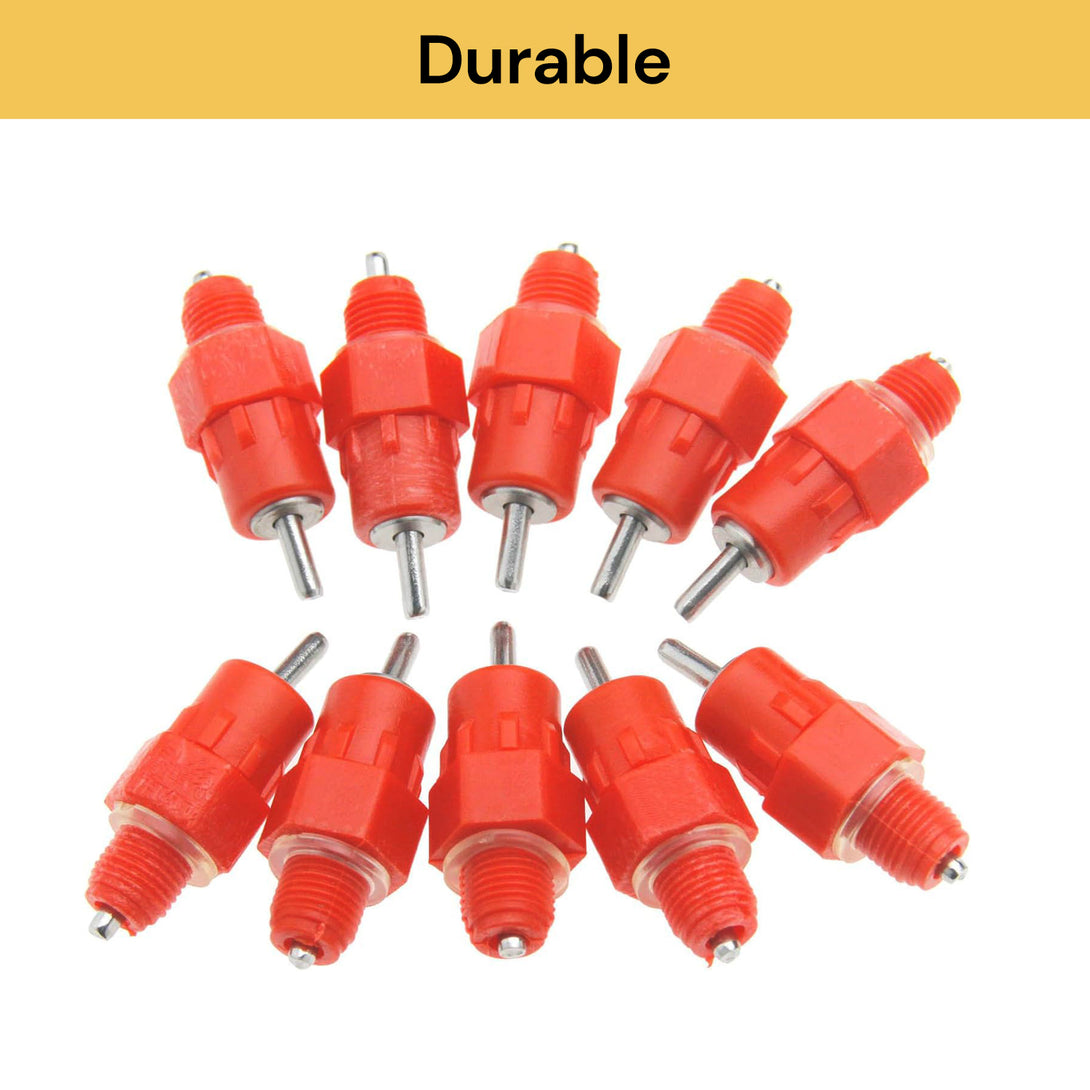 10Pcs Poultry Water Nipple Valves