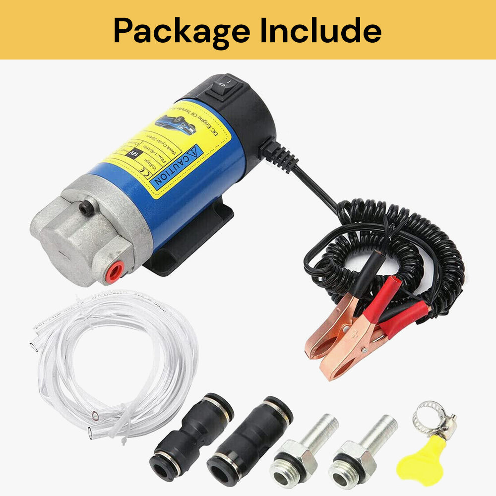 12V Oil Transfer Pump - Portable Electric Pump