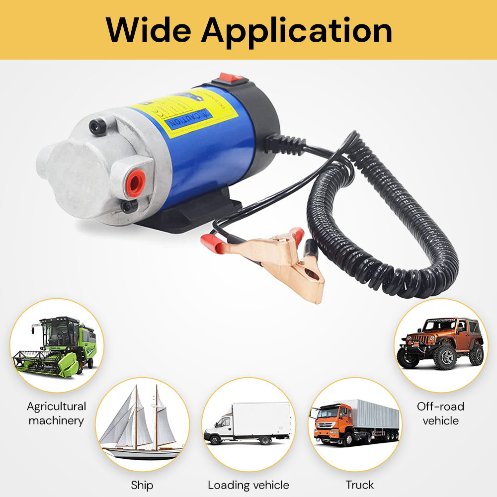 12V Oil Transfer Pump - Portable Electric Pump
