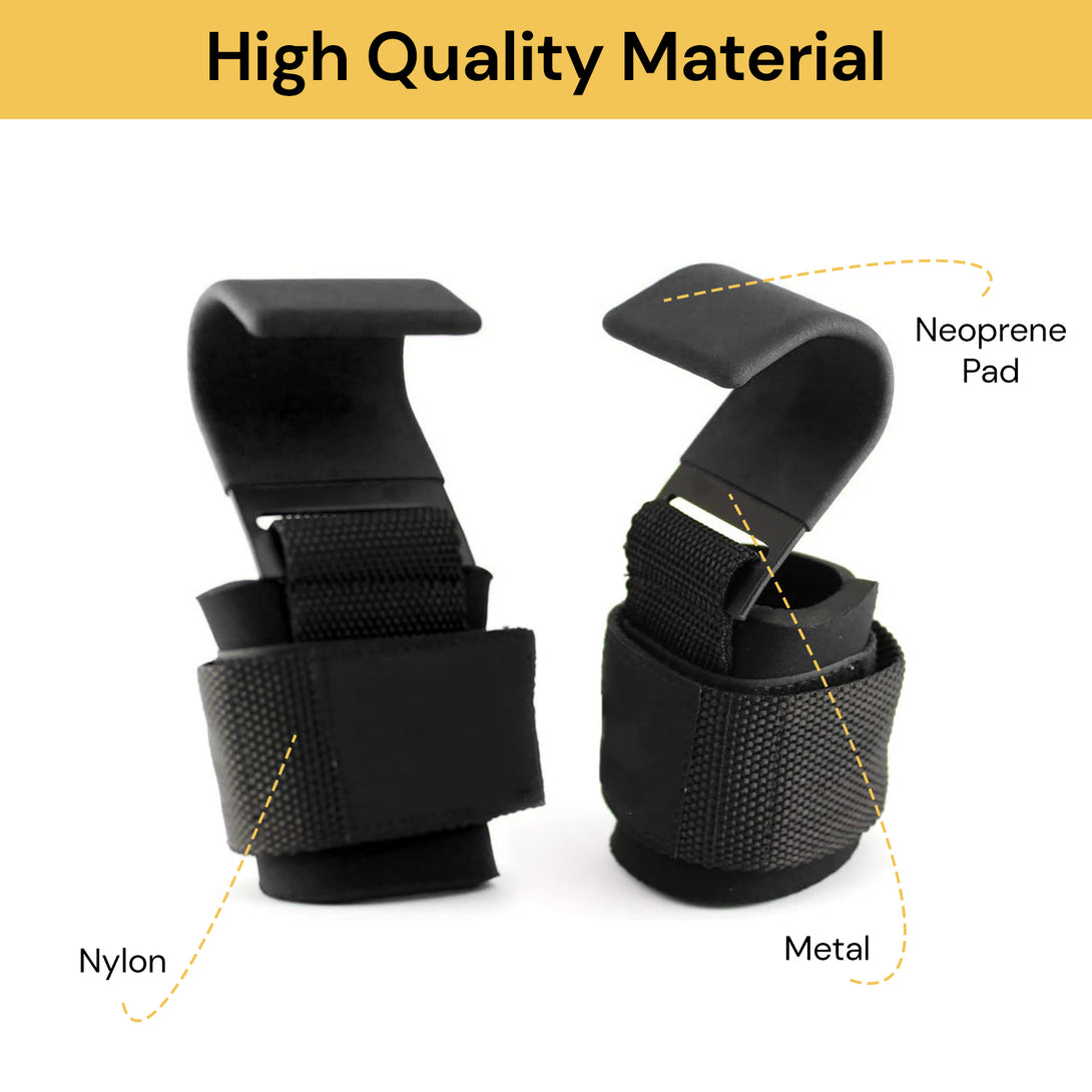 Pair Of Weight Lifting Power Hooks