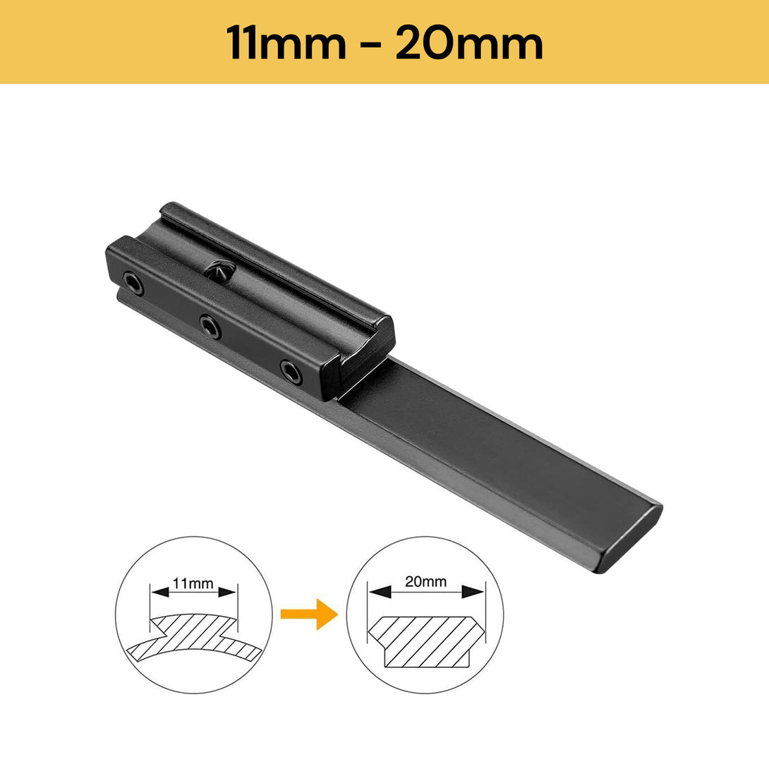 11mm to 20mm Rail Base Adapter