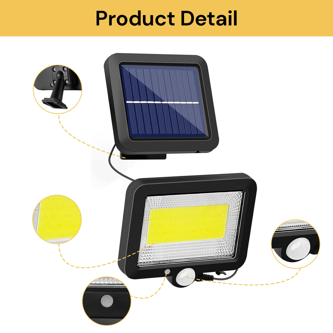 100 LEDs Solar Sensor Light