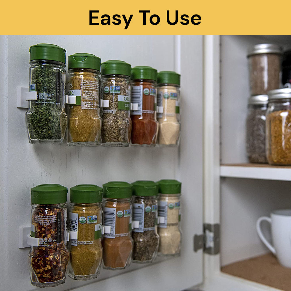 Kitchen Spice Gripper Strip: Jar Rack