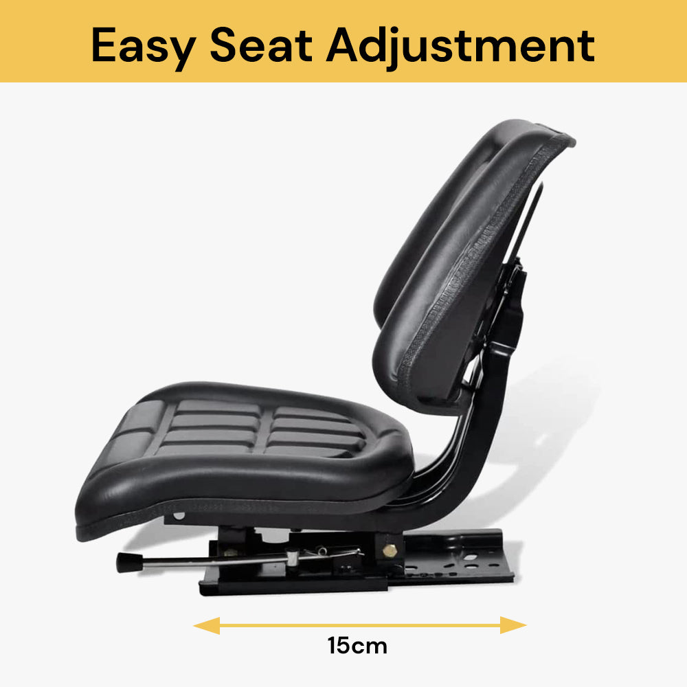 Adjustable Legroom Tractor Seat - Ergonomic & Durable