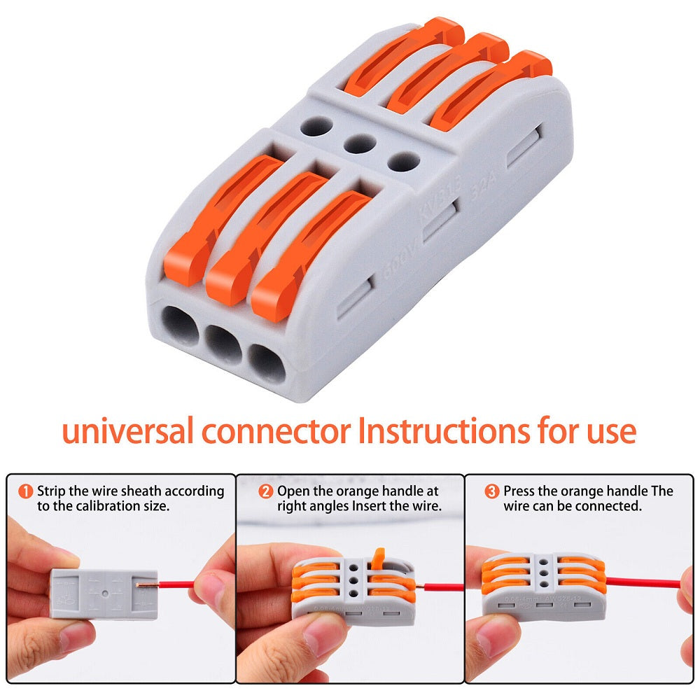 Push-In Terminal Block Wire Connector: Connect Securely