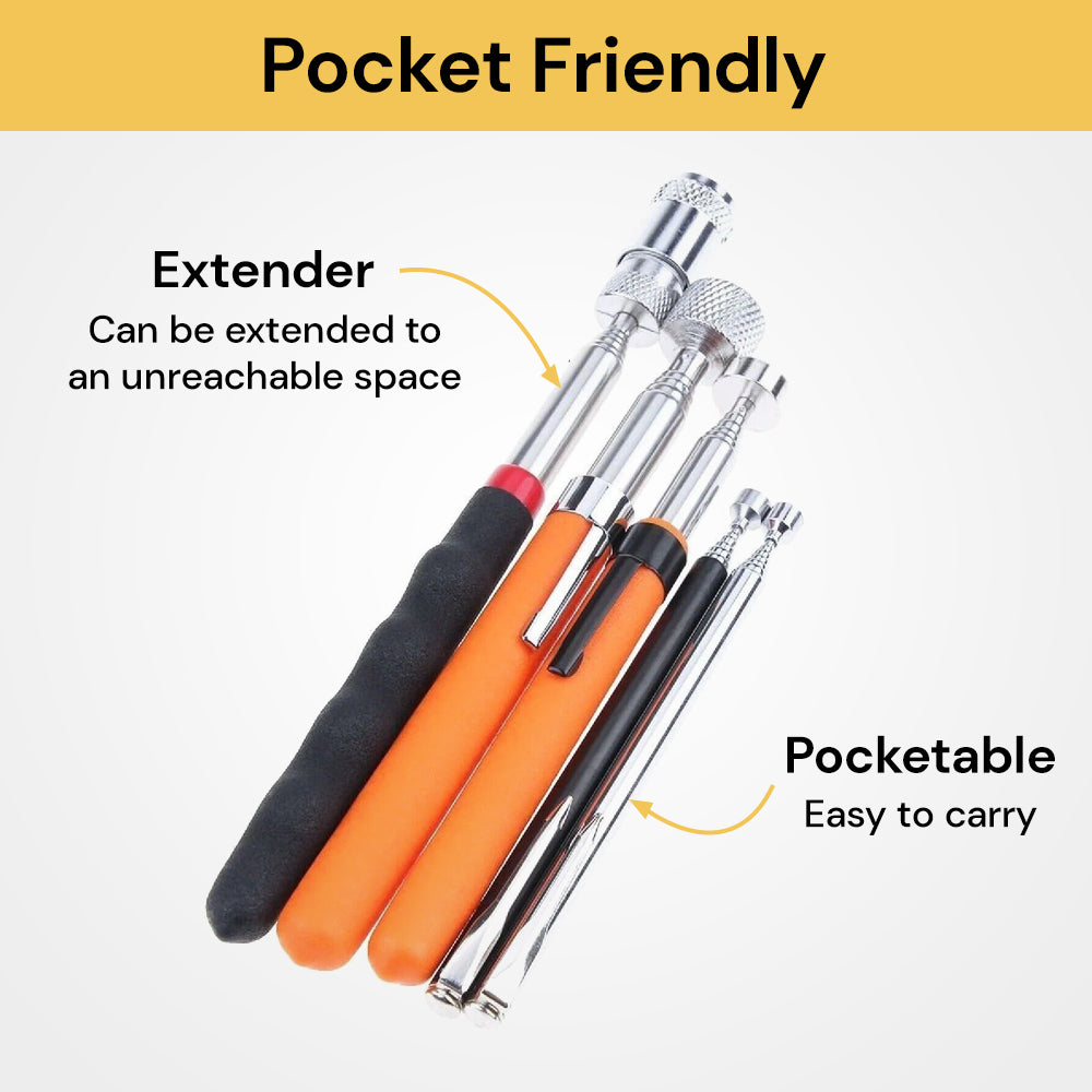 Telescopic Magnetic Pick-Up Tools - Set of 5